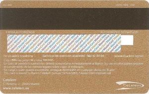 Bank Card: Cetelem (Banco Cetelem, SpainCol:ES-MC-0351