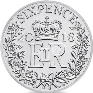 コイン: 6 Pence (Silver Six Pence) (イギリス(1971~Today - Traditional coinage ...