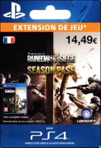 Gift Card: Rainbows Six Siege (PlayStation, France(PlayStation) Col:FR ...