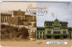 Tarjeta Telefónica: Palacio nacional (Telgua - Ladatel, Guatemala(Chip ...