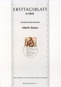 Producto Filatélico: Birth Centenary of Martin Buber (Alemania ...