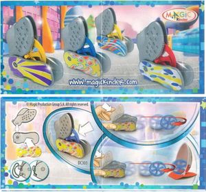 Meal Toy: Blue wheel (Kinder Surprise, India, Republic) (Joy - Wheel ...