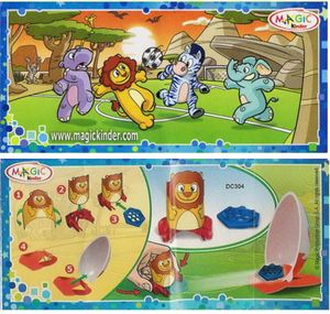 Meal Toy: Lion (Kinder Surprise, Worldwide) (Joy - Football match in ...