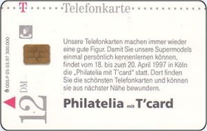 Phonecard: Philatelia mit T'card 1997 (Deutsche Telekom, Germany ...
