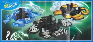 Meal Toy: Wolf (Kinder Surprise, Europe) (Kinder - Go move - Whirligig ...