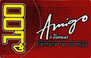 Tarjeta Telefónica: Amigo Red (Comcel, Guatemala(Siempre Te Da Más ...