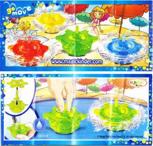 Meal Toy: Green (Kinder Surprise, Europe) (Joy - Go Move - Spinning ...
