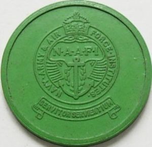 Token: British Forces NAAFI Egypt 1/2 Piastre Token (Egypt(British Army ...