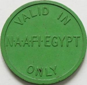 Token: British Forces NAAFI Egypt 1/2 Piastre Token (Egypt(British Army ...
