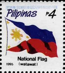 Stamp: Philippine Flag (Philippines(Philippine Flag and National ...