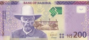 Banknote: 200 Namibia Dollars (Namibia(2011-2021 Issue) Wor:P-15b