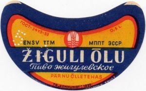 Drink Label: Ziguli (Zhigulevskoe) (AS «Pärnu Õlu» («Puls Brewery ...