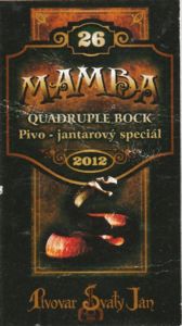 Etiqueta de bebida: Mamba 26 (Pivovar Svatý Ján Polepy, República ChecaCol:CZ-BEER-007442
