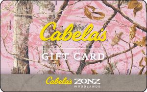 Gift Card: Woodlands Pink (Cabela's, United States of America(Cabela's ...