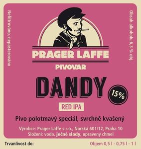 Drink Label: Dandy (Pivovar Prager Laffer, Czech Republic) Col:CZ-BEER ...