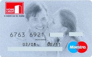 Bank Card: HOME CREDIT (eBanka, Czech RepublicCol:CZ-MS-0049.01