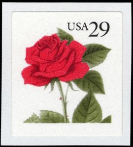 Stamp: Rose (United States of America(Flora and Fauna Issue) Mi:US 2394 ...