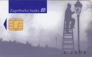 Bank Card: E - Zaba (Zagrebacka Banka, CroatiaCol:HR-GM-0005