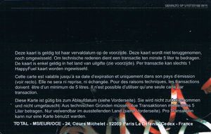 Gift Card: Happy fuel (Total, Belgium) (Total) Col:BE-TOT-002a