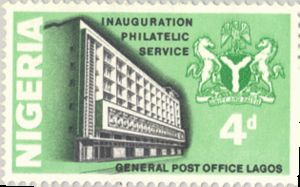 Stamp: Post Office Lagos (Nigeria(Inauguration Philatelic Service) Mi ...