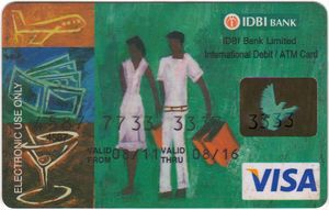 Bank Card: Visa Debit (IDBI Bank, India, RepublicCol:IN-VI-0031