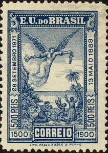 Stamp: Abolition of Slavery (Brazil(400th Anniv. Discovery of Brazil ...