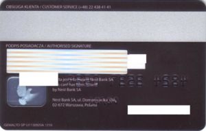 Bank Card: Nest Bank (FM Bank PBP SA./Nest Bank SA, PolandCol:PL-VI-0240