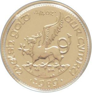 Coin: 1 Sovereign (Welsh Dragon) (United Kingdom of Great Britain ...
