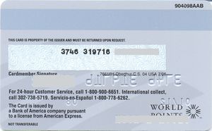 Bank Card: American Express MIT Alumni (Bank of America, United States ...