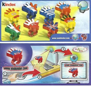 Meal Toy: Russia (Kinder Surprise, Europe(Kinder - Create - Hands ...