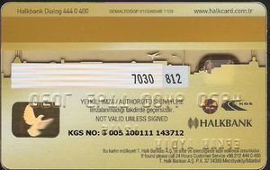 Tarjeta de Banco: HalkCard-Advantage-Gold (Halkbank, Türkiye (Turquía ...