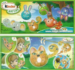 Meal Toy: Cat (Kinder Surprise, Europe) (Kinder - Nature - Inflatable ...