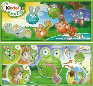 Meal Toy: Frog (Kinder Surprise, Europe(Kinder - Nature - Inflatable ...