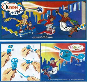 Meal Toy: Blue (Kinder Surprise, Europe(Kinder - Active - Propeller ...