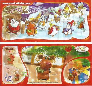 Meal Toy: Reindeer (Kinder Surprise, Europe(Kinder - Christmas / Noel ...