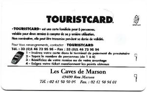 Functional Card: Touristcard - Les caves de Marson (Tourism, France ...