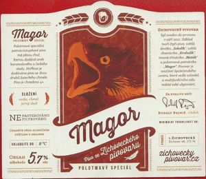 Drink Label: Magor (Pivovar Zichovec, Czech RepublicCol:CZ-BEER-009333
