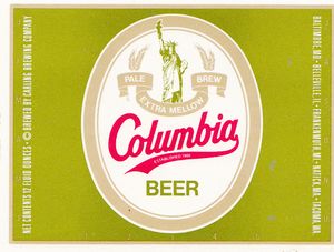 Drink Label: Columbia Beer (Carling Brewing Co., United States of ...