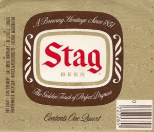 Drink Label: Stag Beer (Carling National Breweries Inc., United States ...