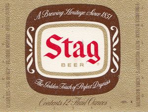 Drink Label: Stag Beer (Carling National Breweries Inc., United States ...