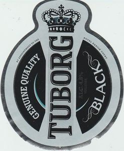 Drink Label: Tuborg Black (Baltika pivovarennaya kompania OOO ...