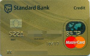 Bank Card: Standard Bank, Credit (Standard Bank, South AfricaCol:ZA-MC-0007
