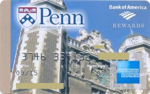 Bank Card: American Express University of Pennsylvania 2 (Bank of ...
