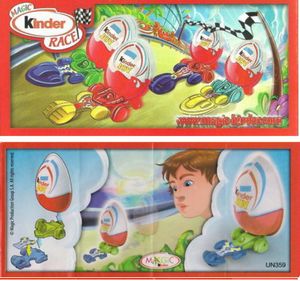 Meal Toy: Blue - Green (Kinder Surprise, India, Republic(Joy - Race ...