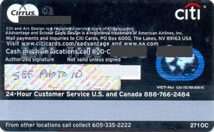 Bank Card: American Airlines World MasterCard Gold Level (Citibank ...