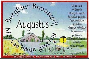 Drink Label: Augustus BurgBier (Burg Bieren, NetherlandsCol:NL-BEER-009167