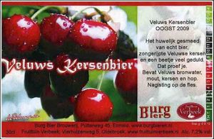 Drink Label: Veluws Kersenbier (Burg Bieren, NetherlandsCol:NL-BEER-009175