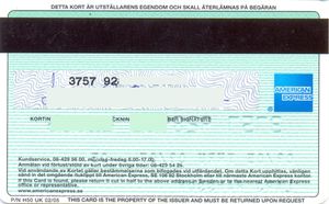 Bank Card: American Express Corporate SE 375792 (American Express ...