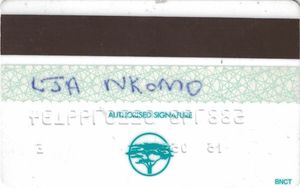 Bank Card: The Electronic Card BOB (First National Bank, South ...