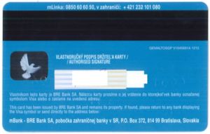 Bank Card: mBank emax (BRE Bank SA (mBank), SlovakiaCol:SK-VI-0009.03